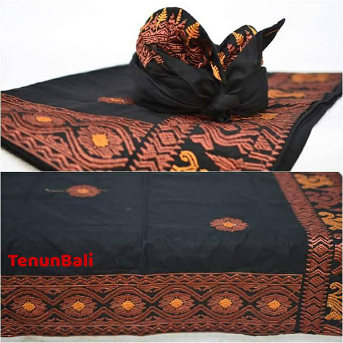 Udeng Set Saput Khas Bali Bordir Baru Murah